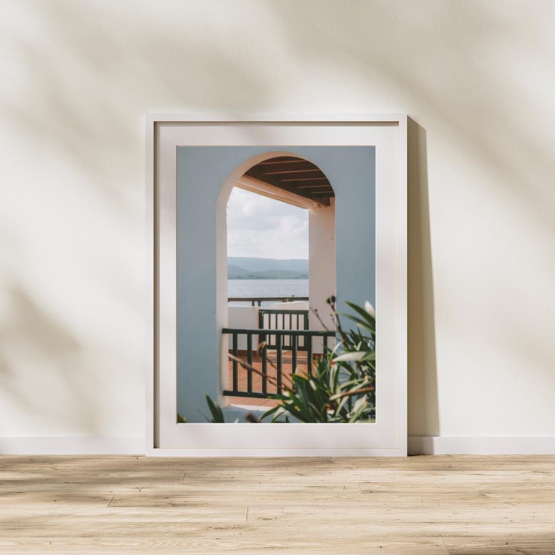 Printable Sea View Photo, Spain Wall Art, Calming Artwork, Beach Home ...