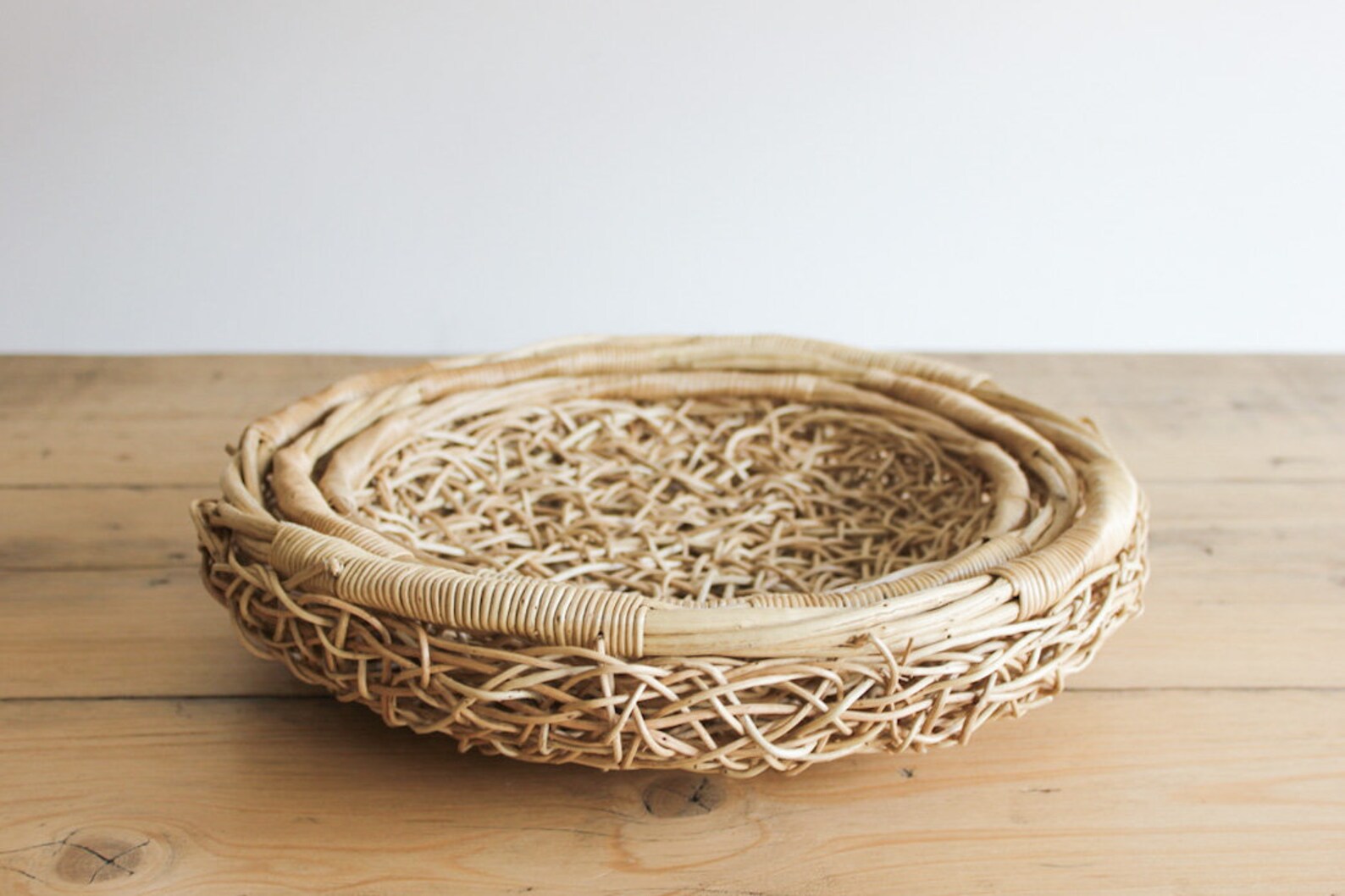 Woven Wall Baskets, Boho Wall Decor, Rustic Home Decor - Etsy