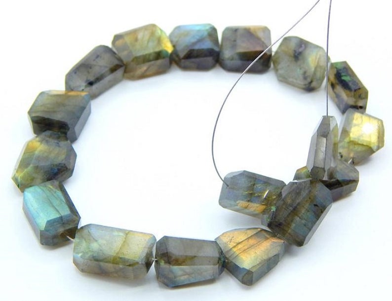 Labradorite Faceted Nugget Beads Tumble Shape 11x8.mm Approx - Etsy