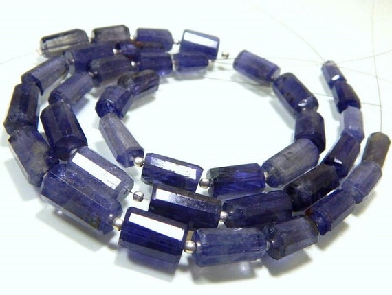 Iolith facettierte Perlen Rohr Form 6 X 11 zu 9x17.mm ca. | Etsy