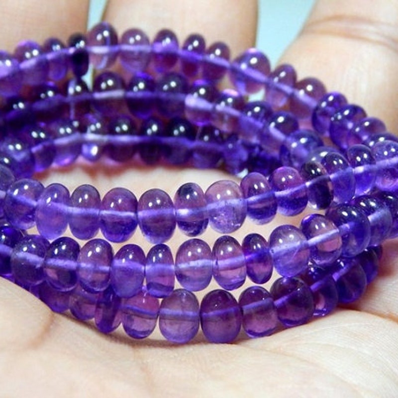 Smooth Amethyst - Etsy