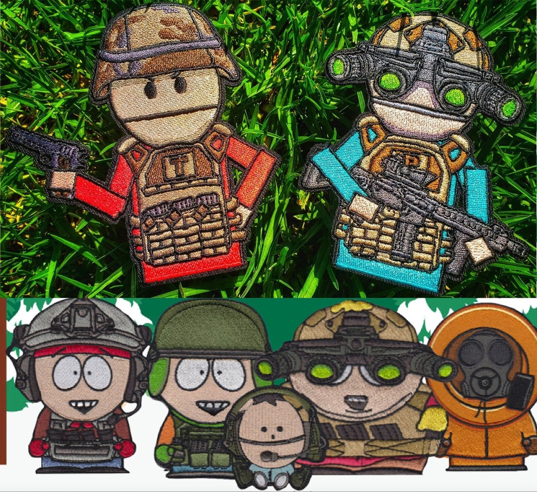South Park Tactical Morale Patch Cartoon Adult Military Awesome Funny ...