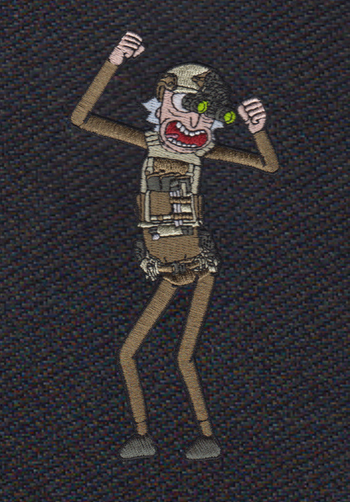 Rick and Morty Dancing Tactical Morale Patch Cartoon Adult - Etsy