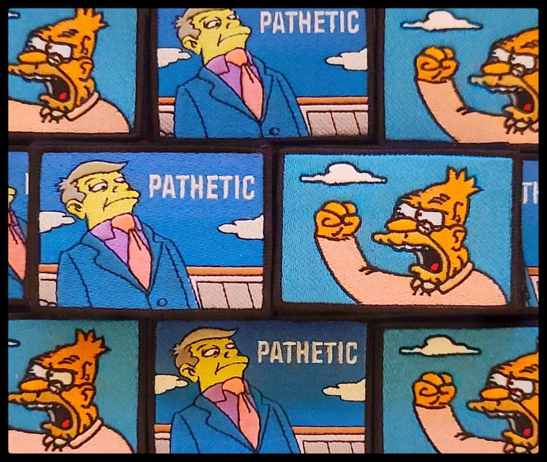 Old Man Yells at Cloud Pathetic Skinner Morale Patch - Etsy