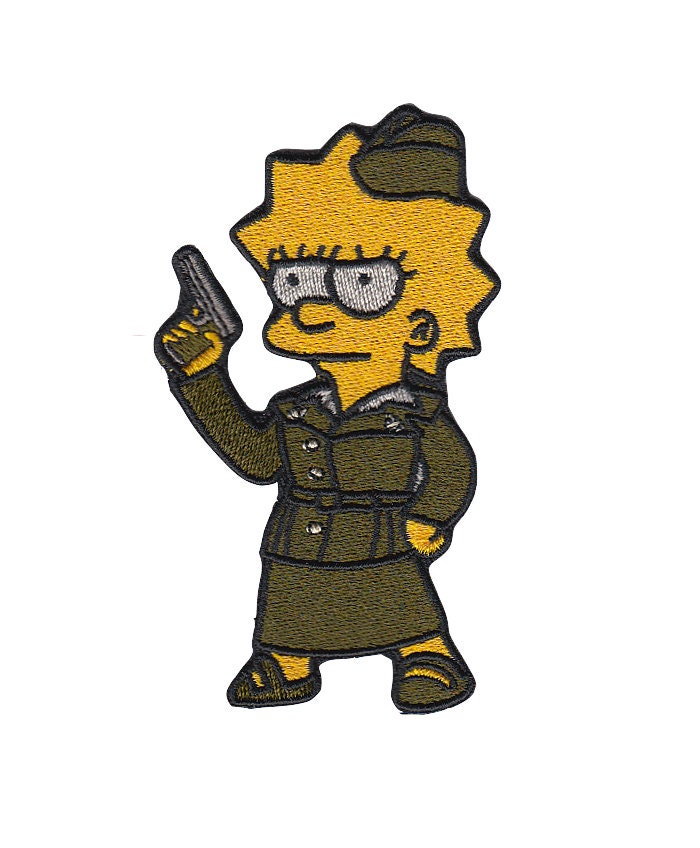 Tactical Homer Marge Bart Lisa Morale Patch Cartoon Military - Etsy