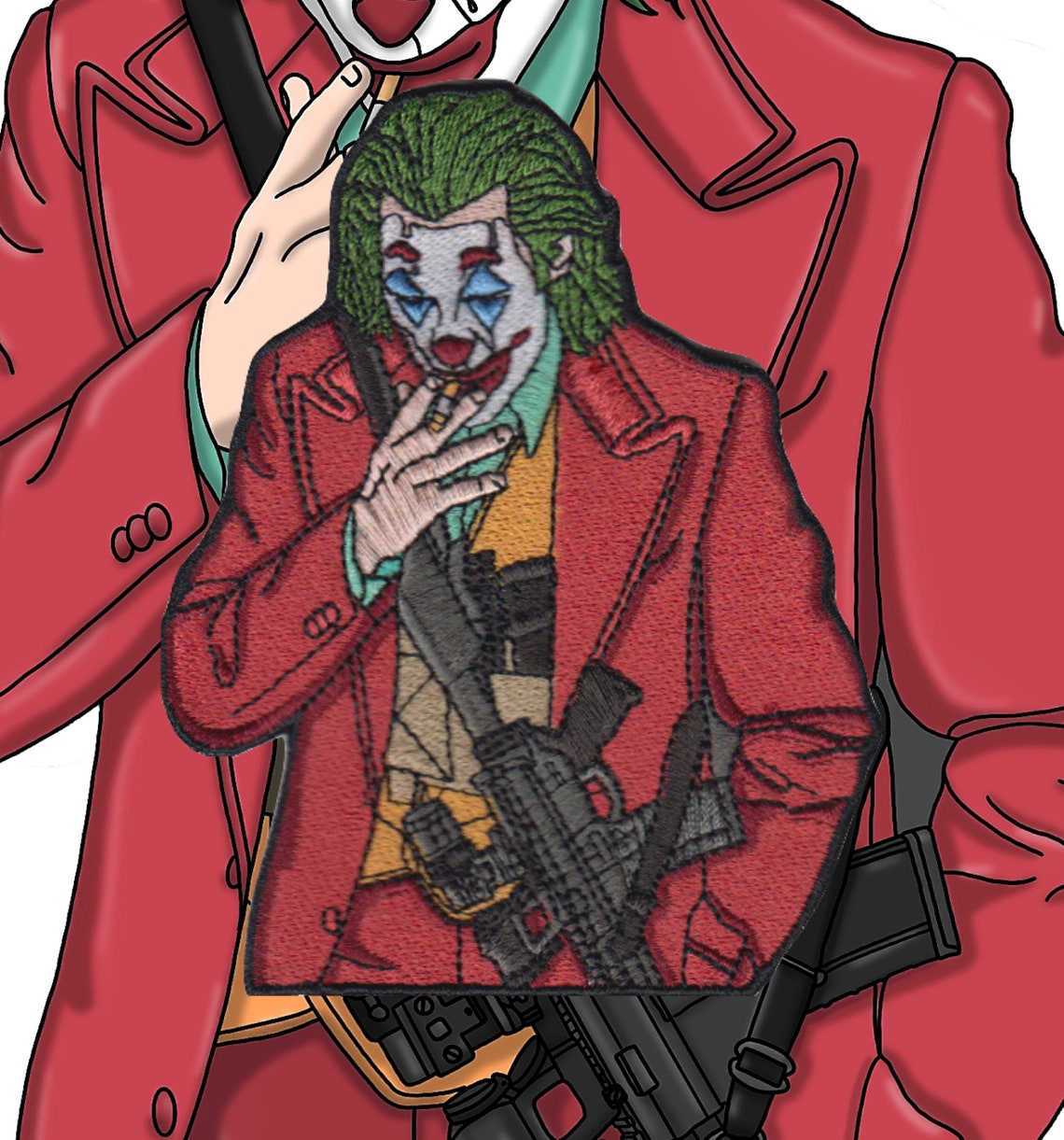 Tactical Joker Morale Patch DC Batman Gothem Military Awesome - Etsy