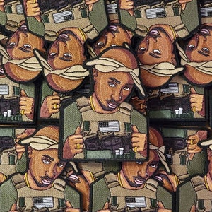 Tactical Tupac 2pac Morale Patch Rap Rapper Biggie Hip Hop Military ...