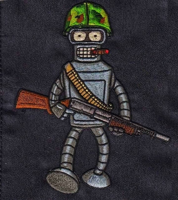 Futurama Bender With Gun