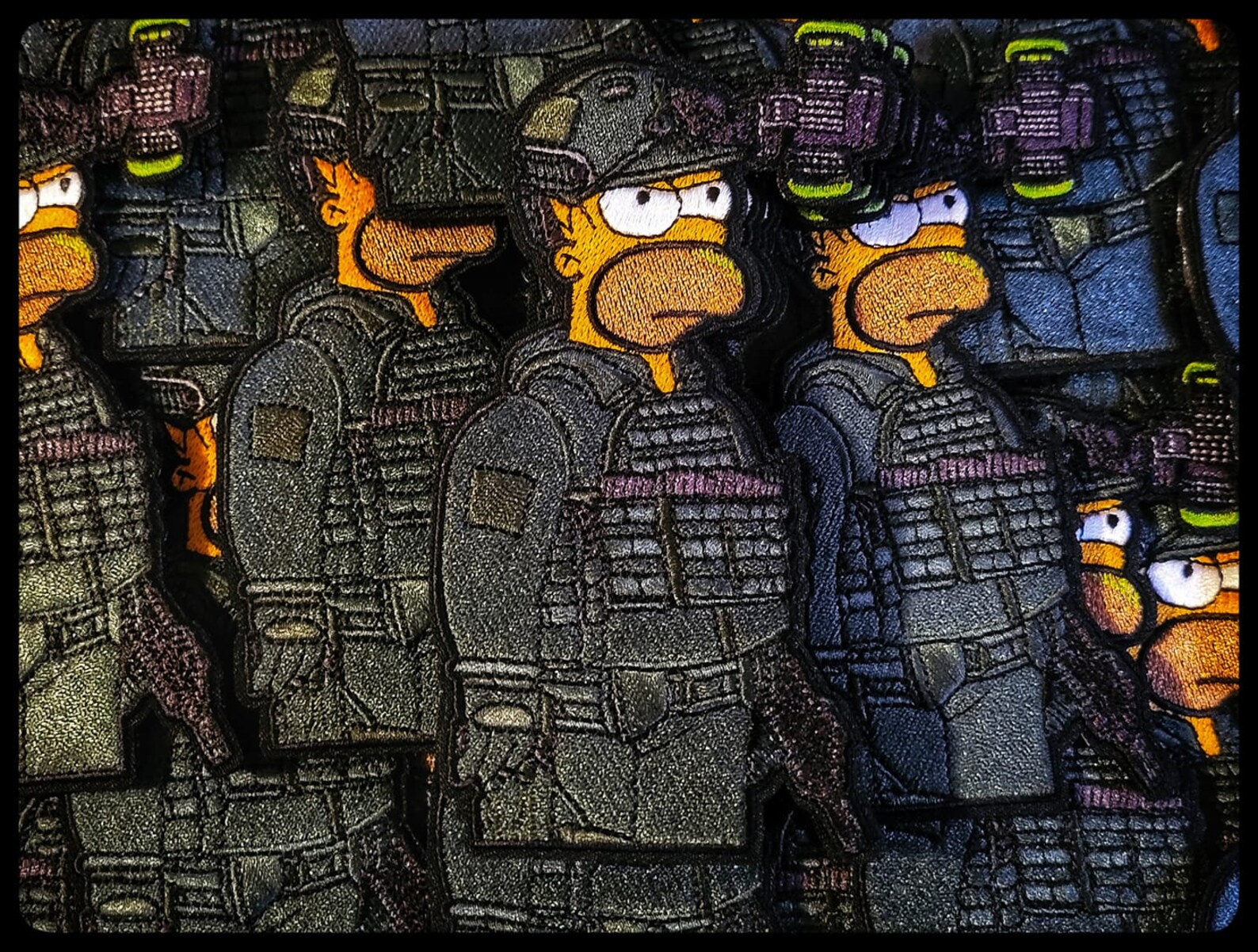 Tactical Homer Morale Patch cartoon military awesome funny | Etsy