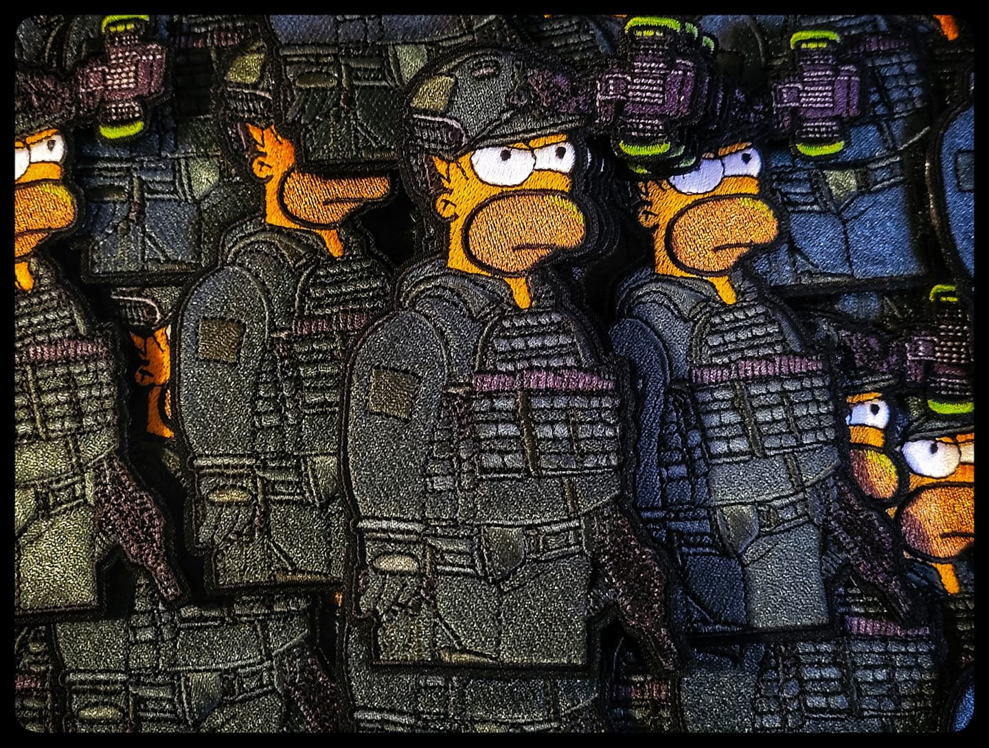 Tactical Homer Marge Bart Lisa Morale Patch Cartoon Military - Etsy