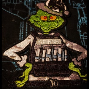 Grinch Skellington Lola Bugs Bunny Pepe Le Pew Patches Tactical Funny - Etsy