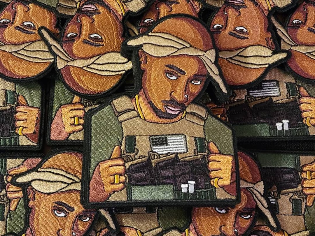 Tactical Tupac 2pac Morale Patch Rap Rapper Biggie Hip Hop Military ...