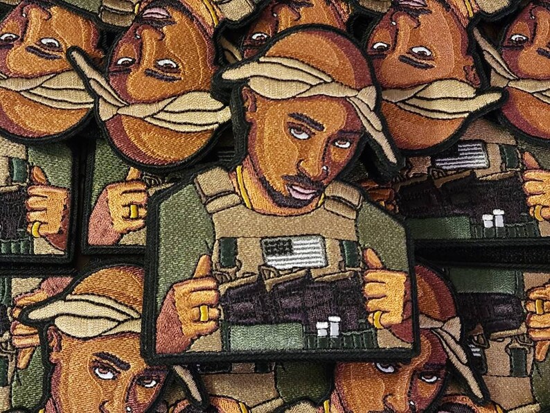 Tactical Tupac 2pac Morale Patch Rap Rapper Biggie Hip Hop - Etsy