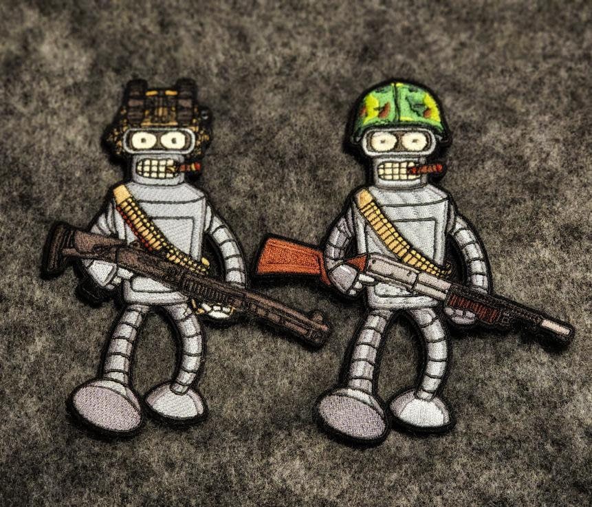 Futurama Bender With Gun