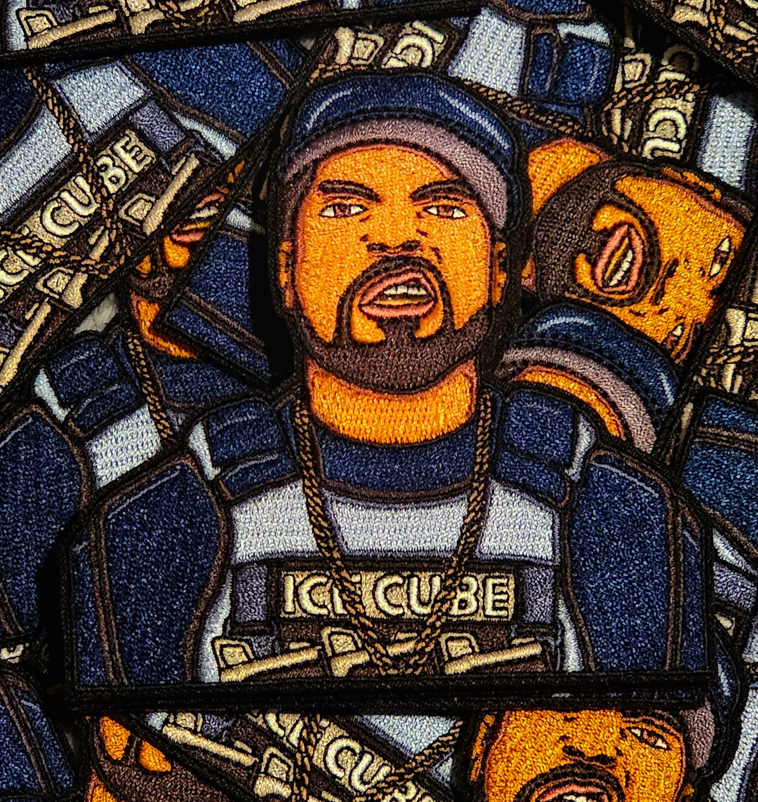 Ice Cube Rapper Morale Patch Comics Military Awesome Funny Tactical Rap ...