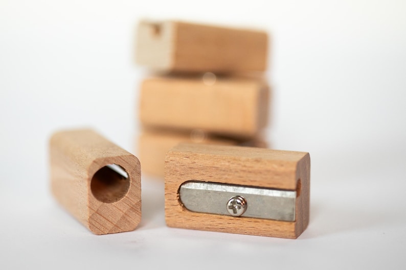 Zefiro Wooden Pencil Sharpener - Etsy