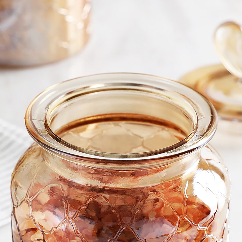 Colored Glass Jars Love Glass Jars Glass Jars With Lids - Etsy