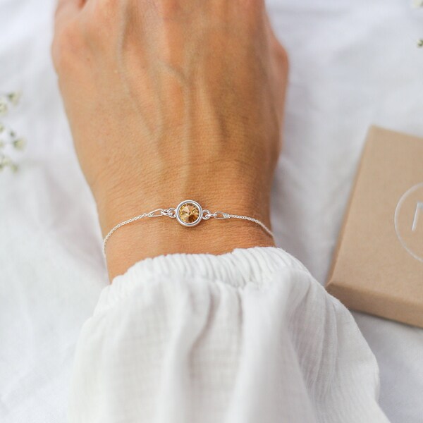 Birthstone Bracelet - Etsy