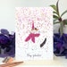 Stay Fabulous Cat Card, Printed With Hand Finished Mica Powder Details ...