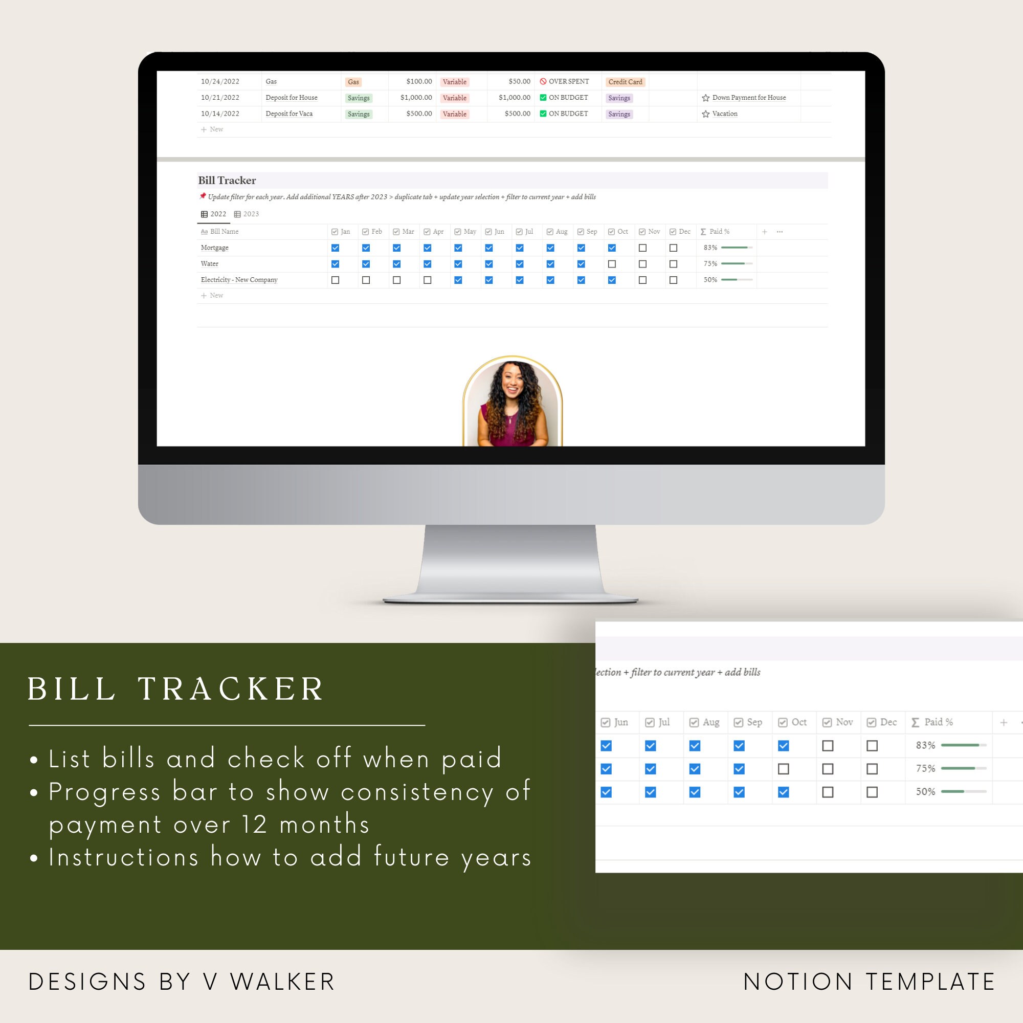 Notion Template Financial Planner Digital Download Notion - Etsy