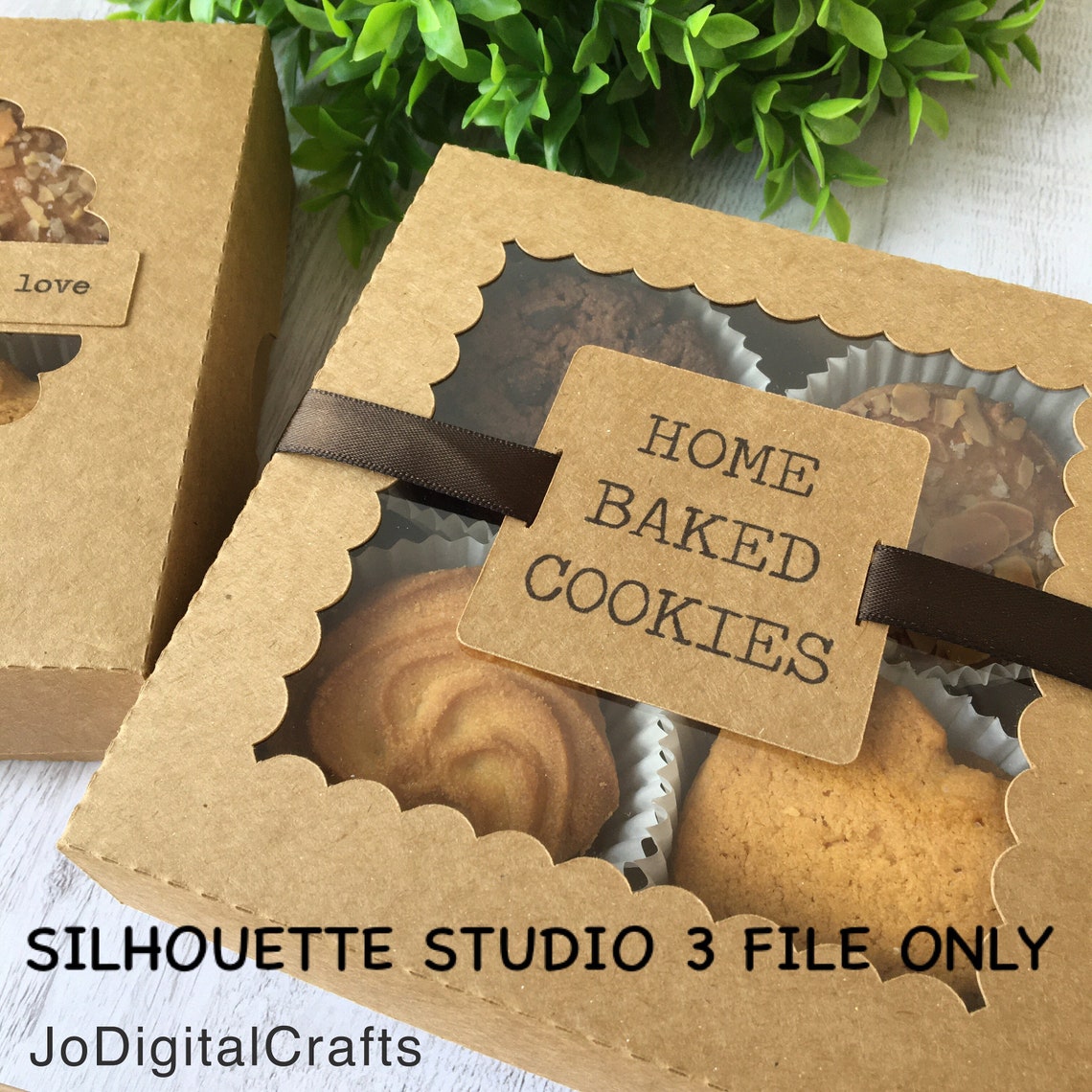 Cookie Box Large. Digital Cutting File for Your Silhouette - Etsy