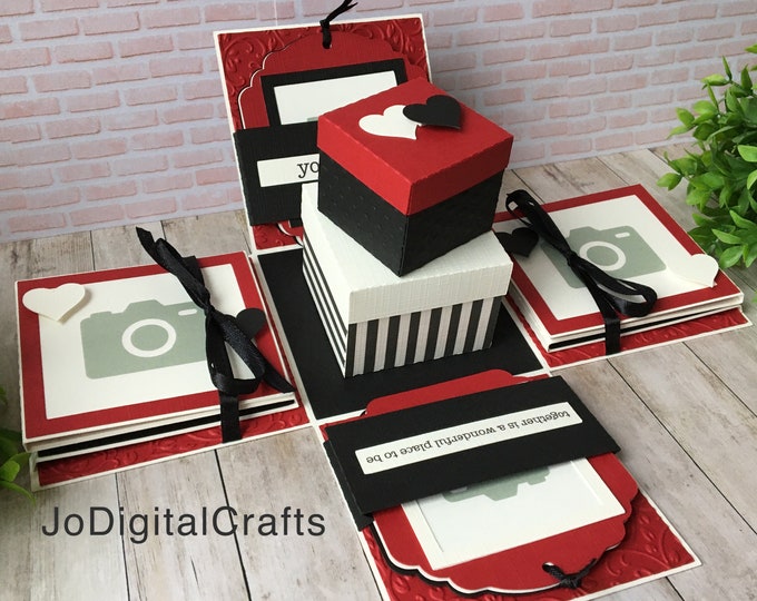 Tower Explosion Box SVG Explosion Box Gift Box Tower Gift Box - Etsy