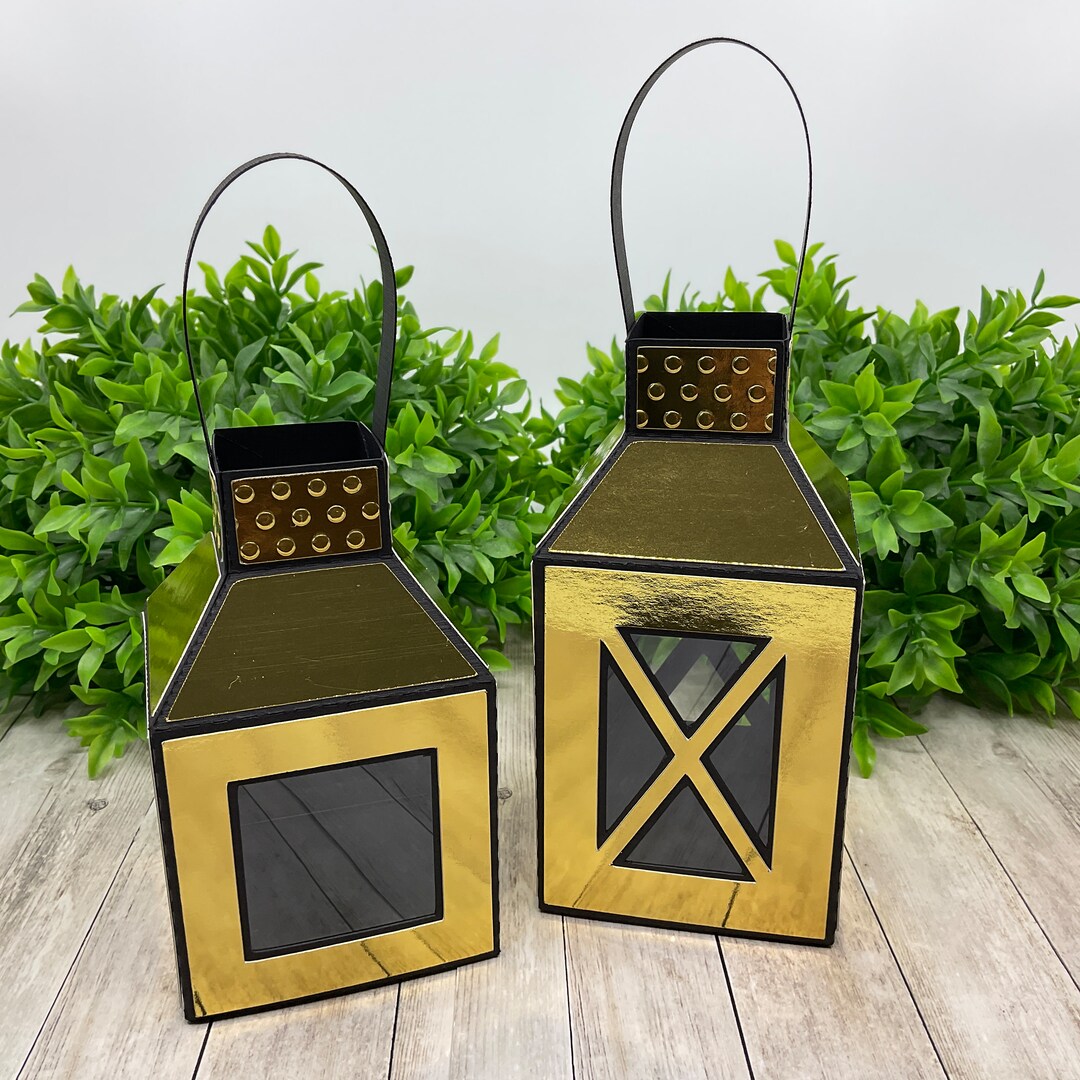 Set of 2 Lanterns. !digital Cutting File! - Etsy
