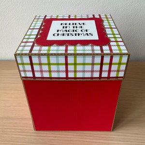 Exploding box Advent calendar Digital Cutting File For Cricut and ...