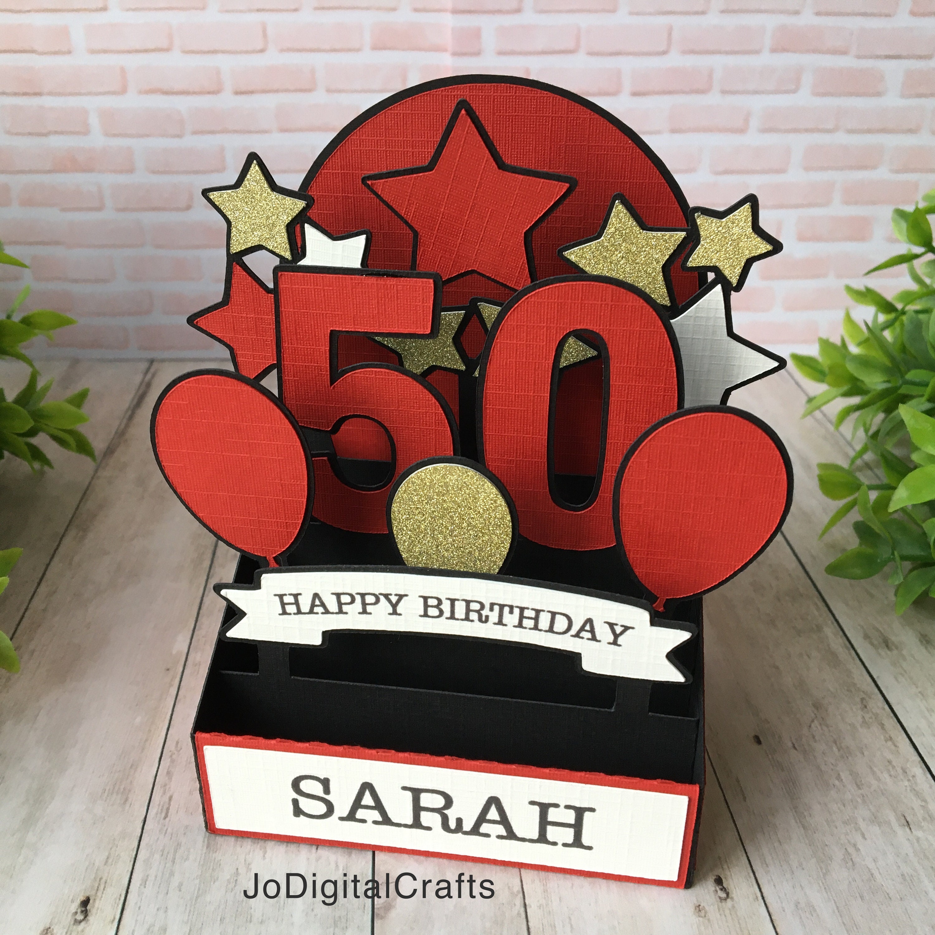 Birthday Boxcards Digital Cutting File for Your Silhouette | Etsy