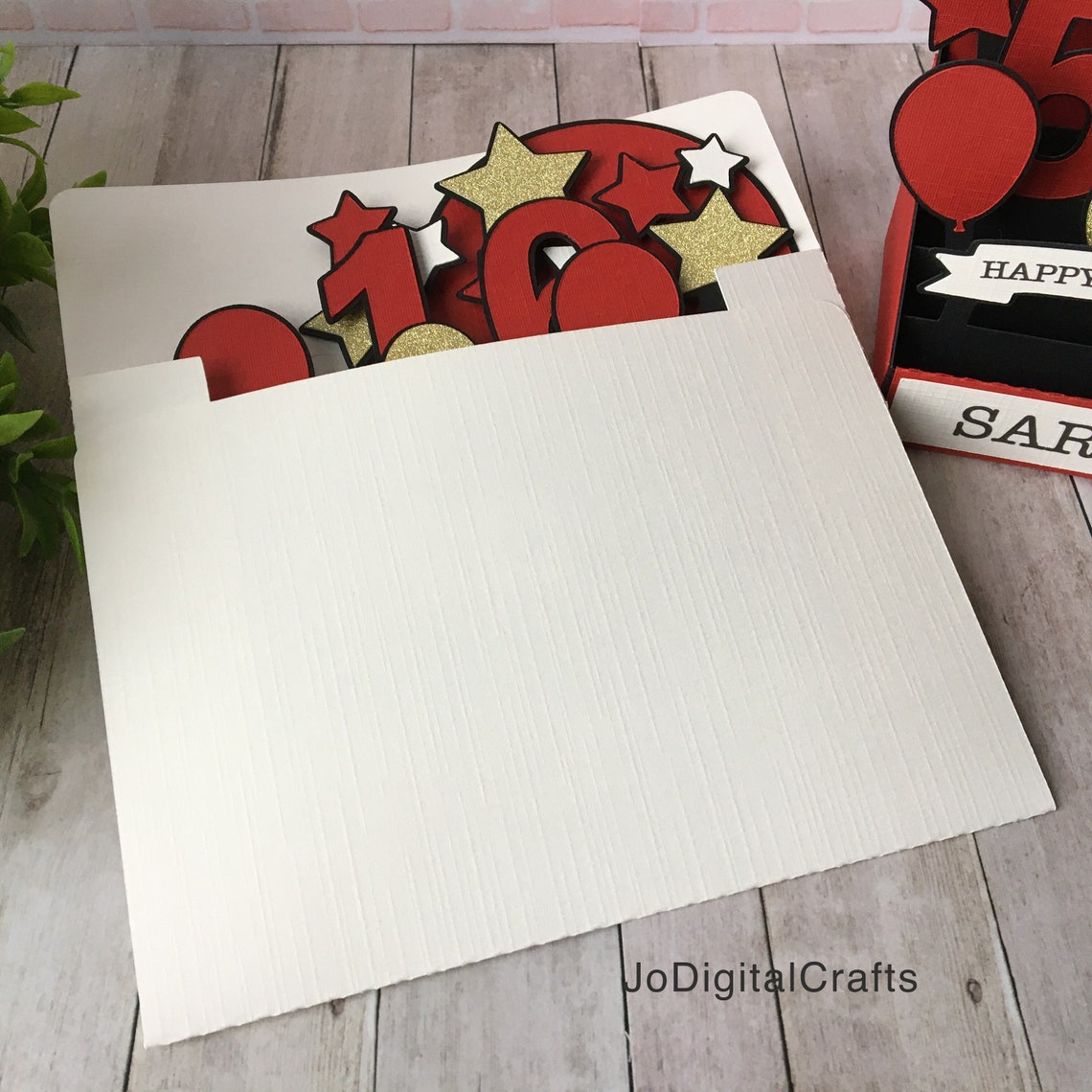 Birthday Boxcards Digital Cutting File for Your Silhouette | Etsy Australia