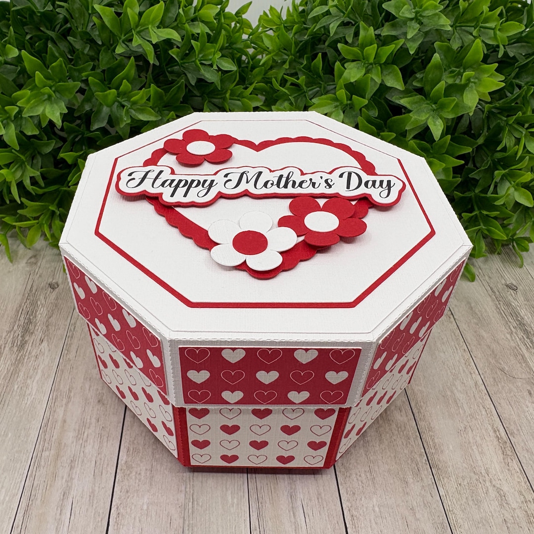 Octagon Box !digital Cutting File for Silhouette Cameo and Cicut ...