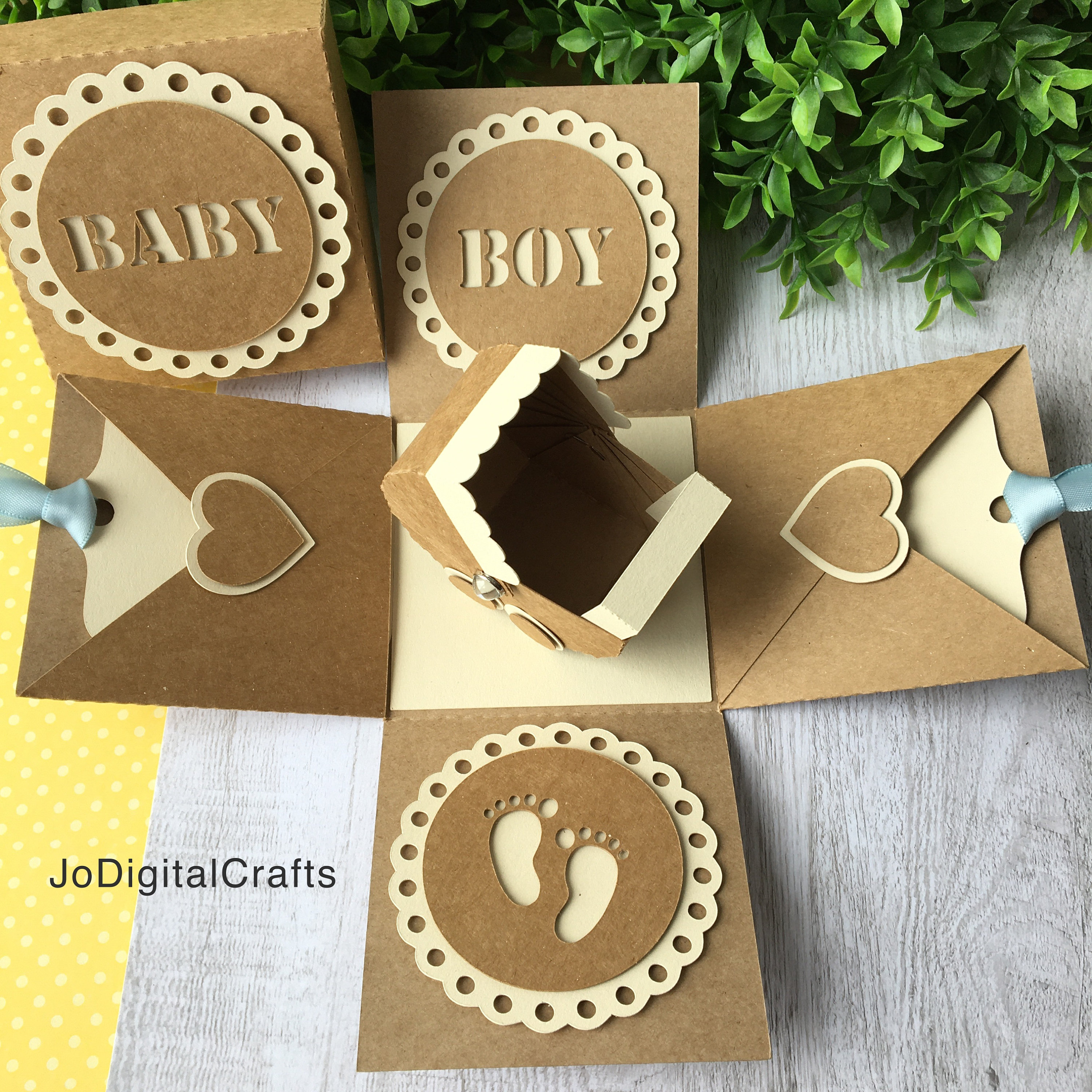 Exploding Box With Baby Carriage Digital Cutting File for - Etsy