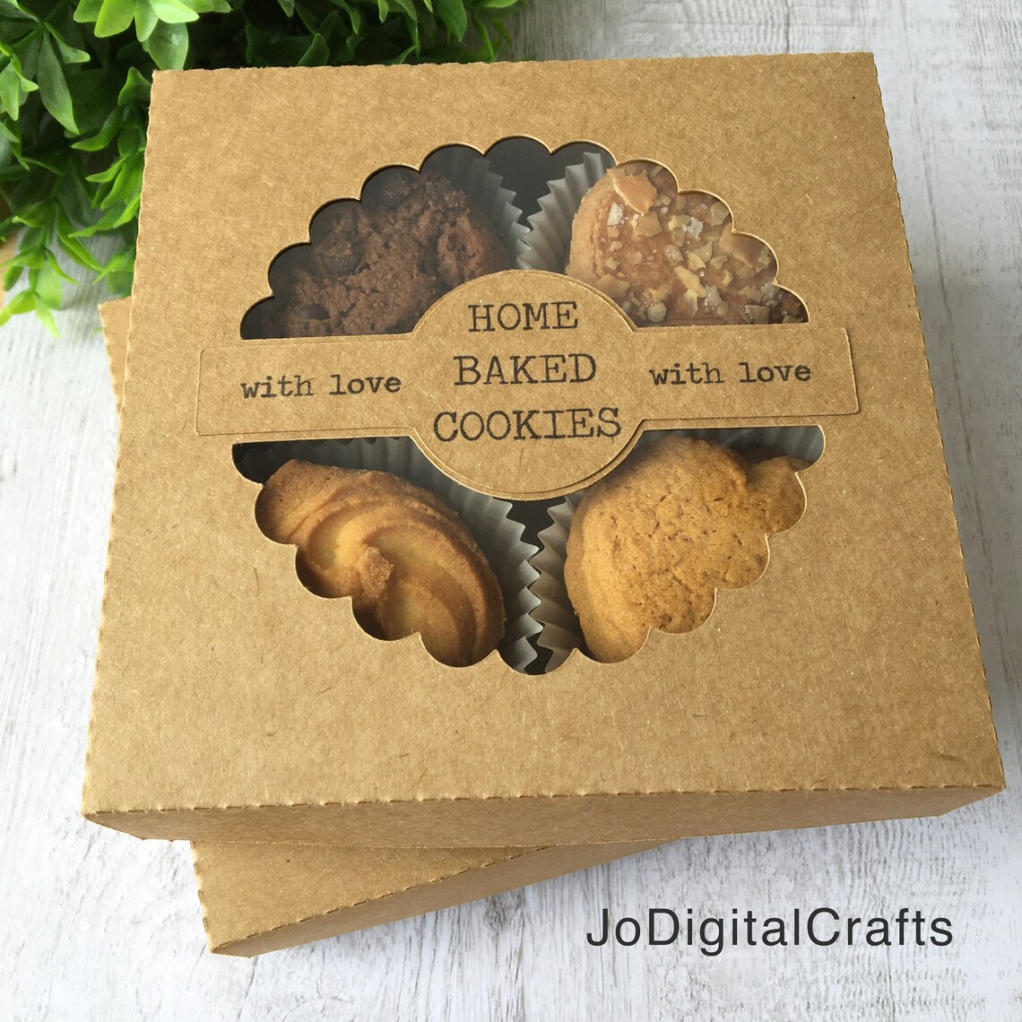 Cookie Box Large. !digital Cutting File for Silhouette Cameo and Cricut ...