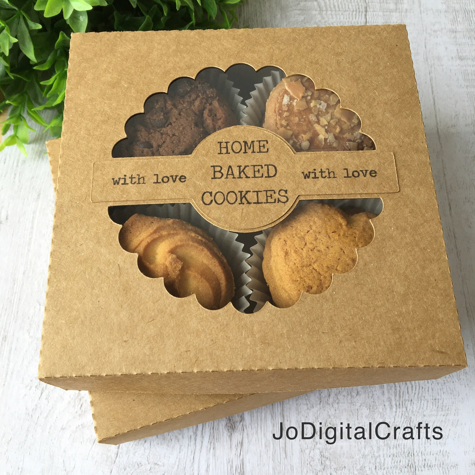 Cookie Box Large. !digital Cutting File for Silhouette Cameo and Cricut ...