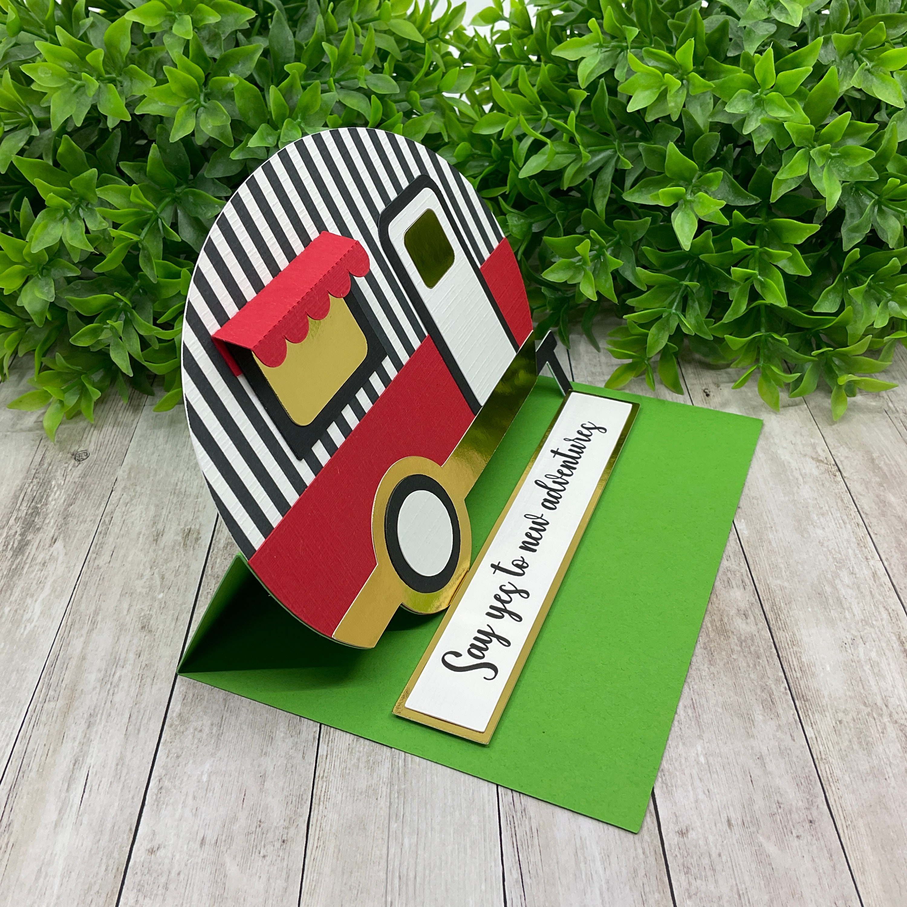 Set of 2 Caravan Cards !digital Cutting File! - Etsy