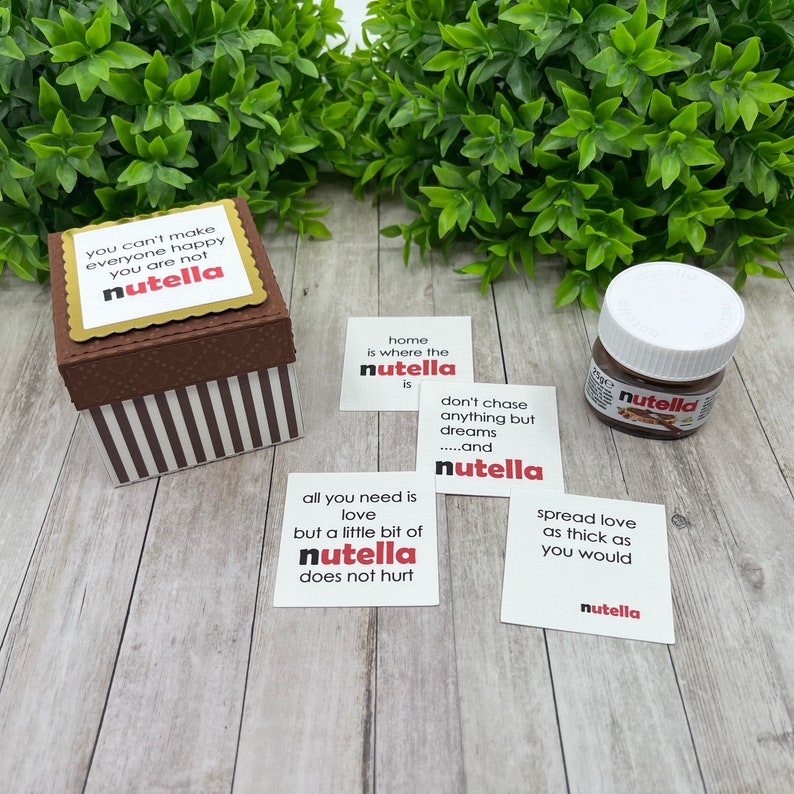 Mini Nutella Exploding Box. !digital Cutting File! - Etsy