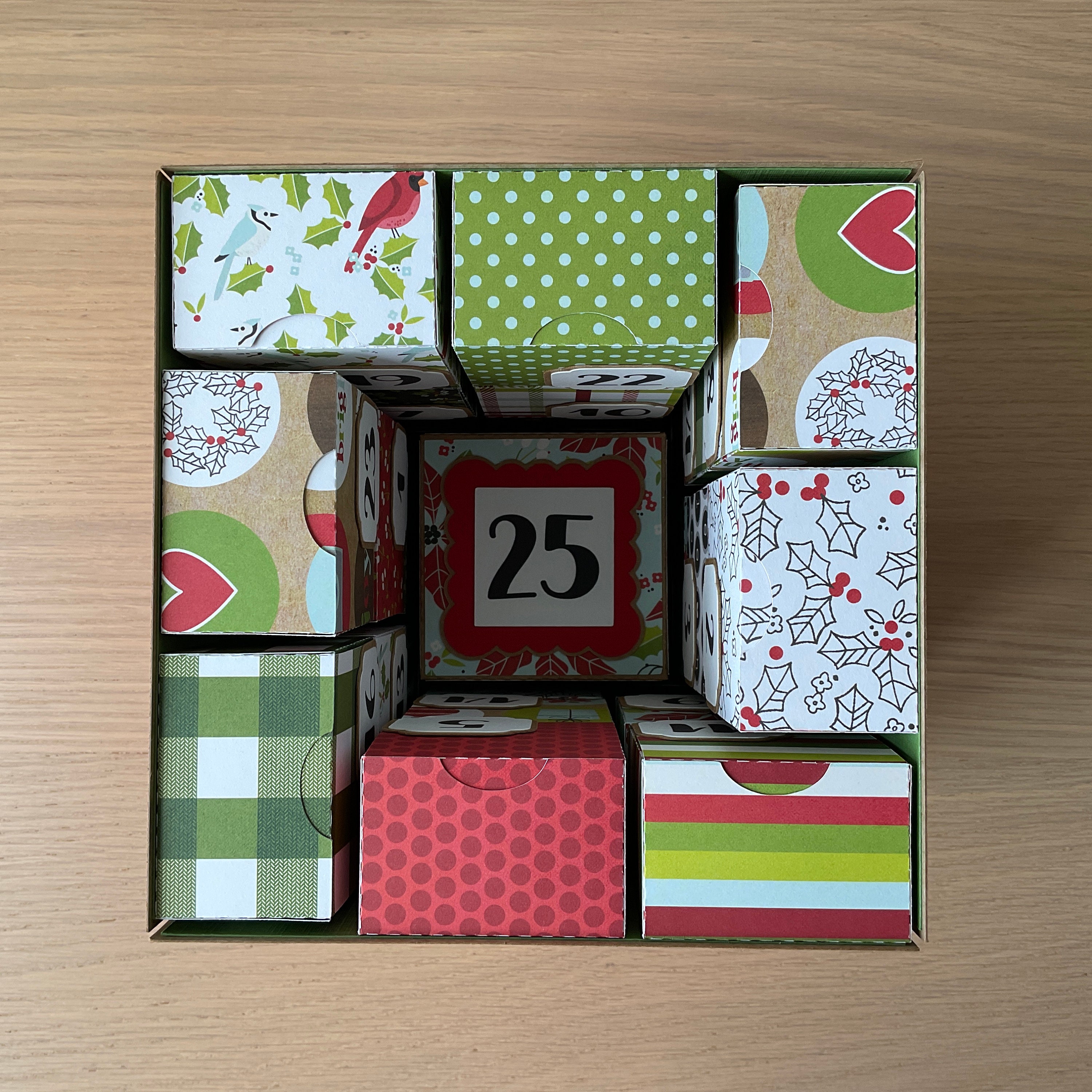 Exploding Box Advent Calendar Digital Cutting File - Etsy UK