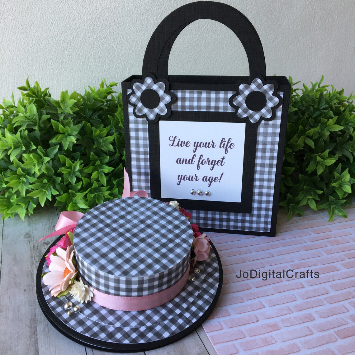 3D Easel Hat With Matching Purse !digital Cutting File for Silhouette ...