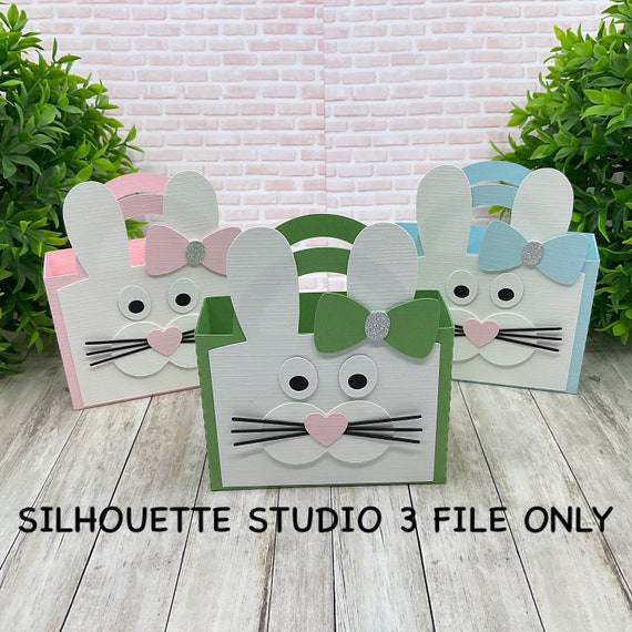 Easter Bunny Treat Box Digital Cutting File for Your - Etsy