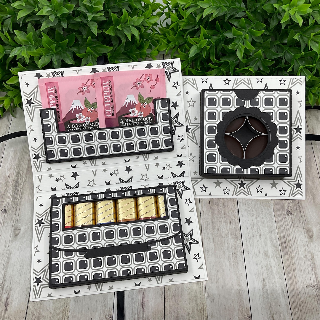 Gift Set Merci, Tea and Tealights. !!digital Cutting File for ...