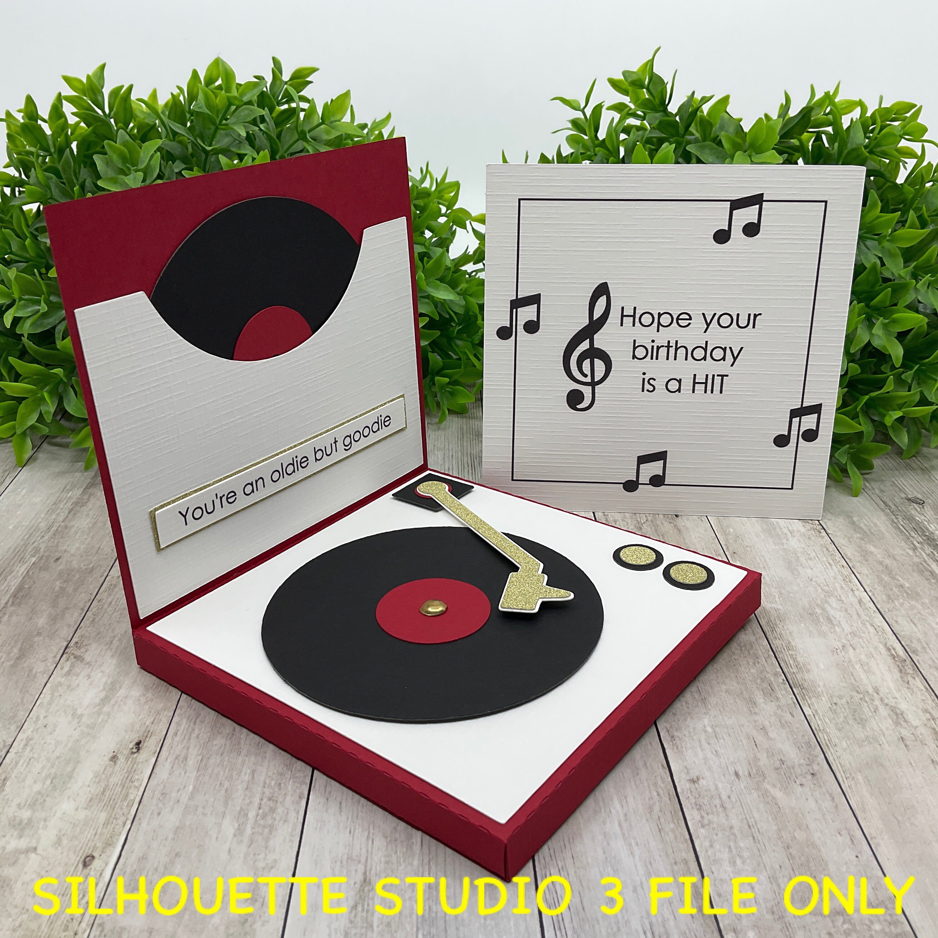 Record Player Giftbox Digital Cutting File for Your - Etsy UK