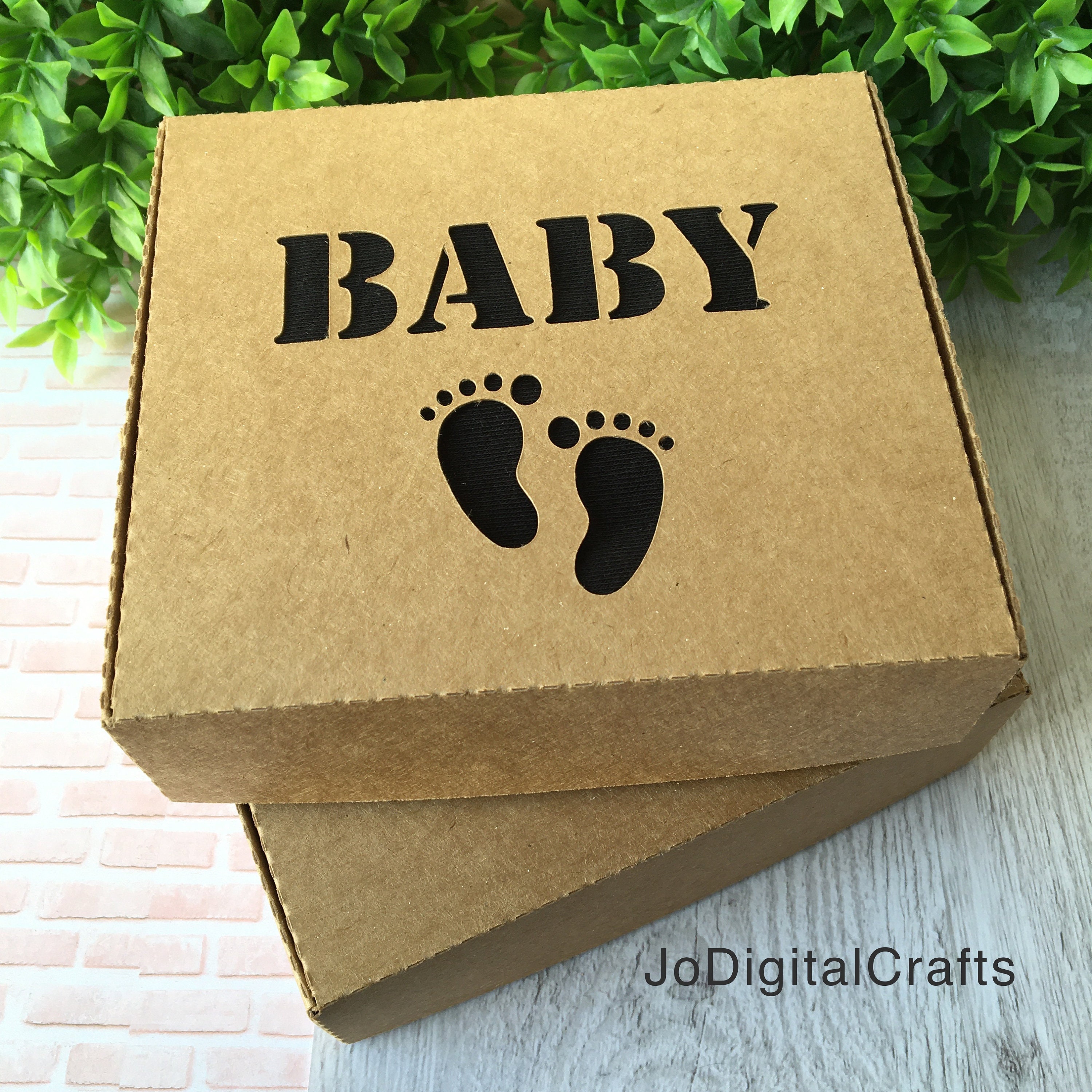 Baby Onesie Box With 4 Different Lids. !digital Cutting File! - Etsy