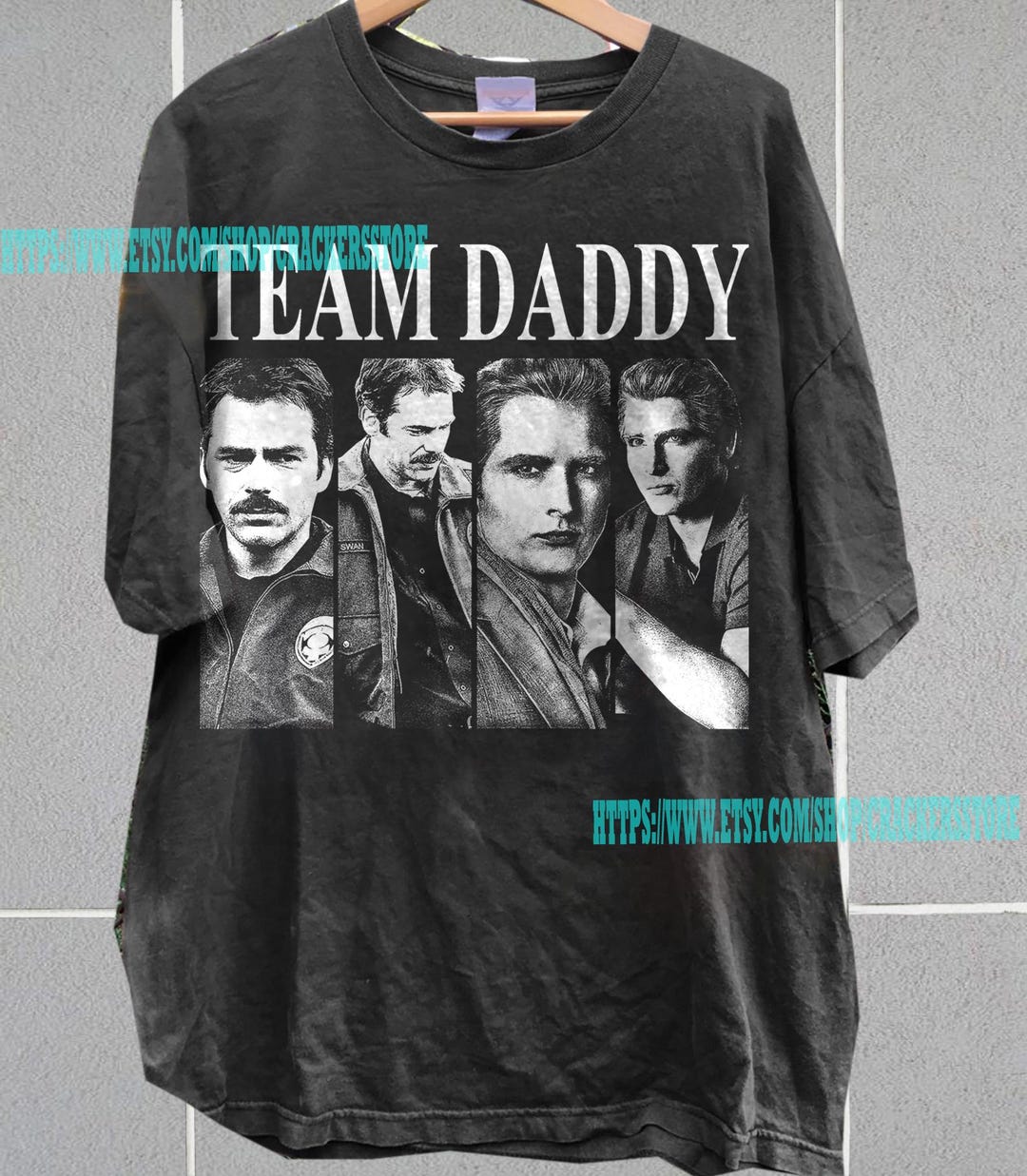 Team Daddy T-shirt, Charlie Swan & Carlisle Cullen, 90s Style - Etsy