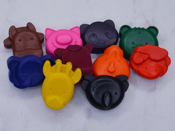 Animal Crayons Small Animals Pig Cow Chicken Koala - Etsy