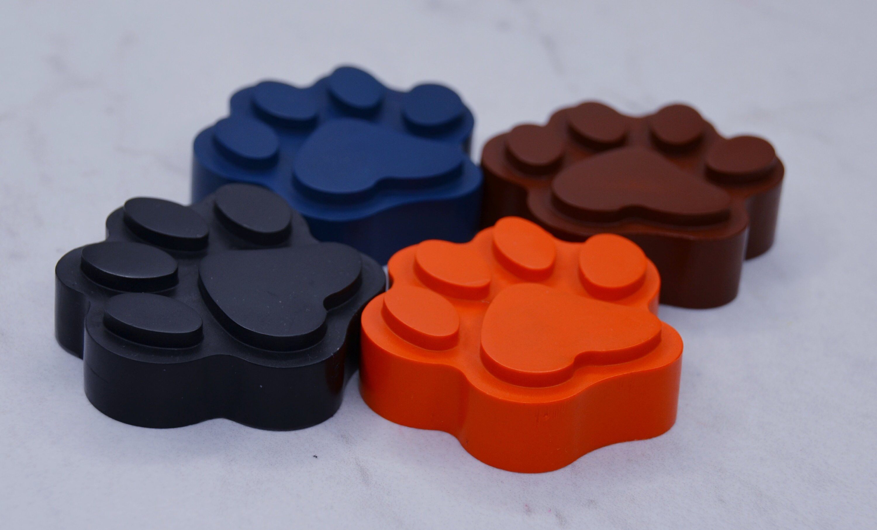 Paw Print Crayons Dog Print Crayon Puppy Print Crayon Party - Etsy