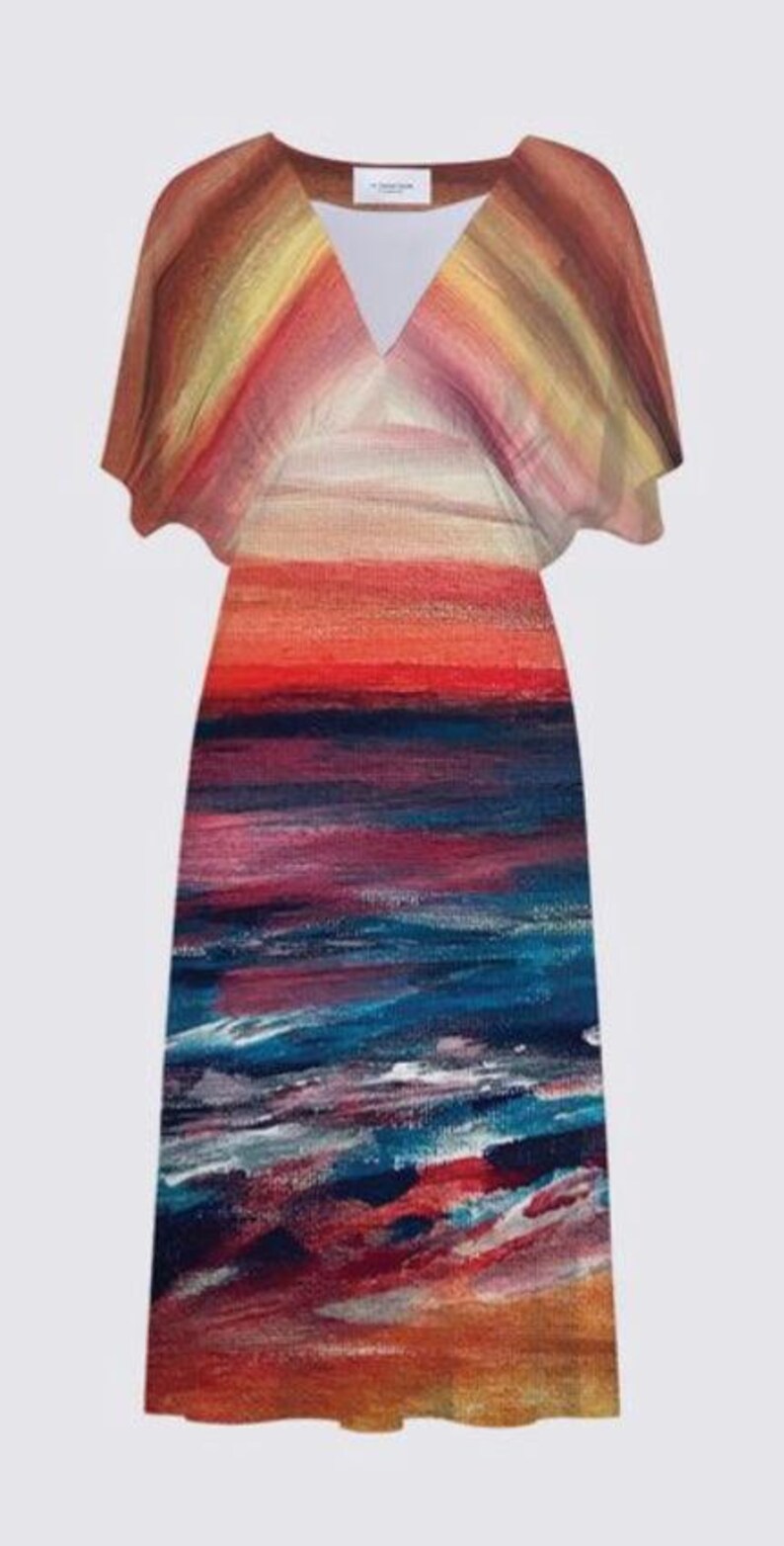 Choppy Waters Sarah V-neck Dress - Etsy