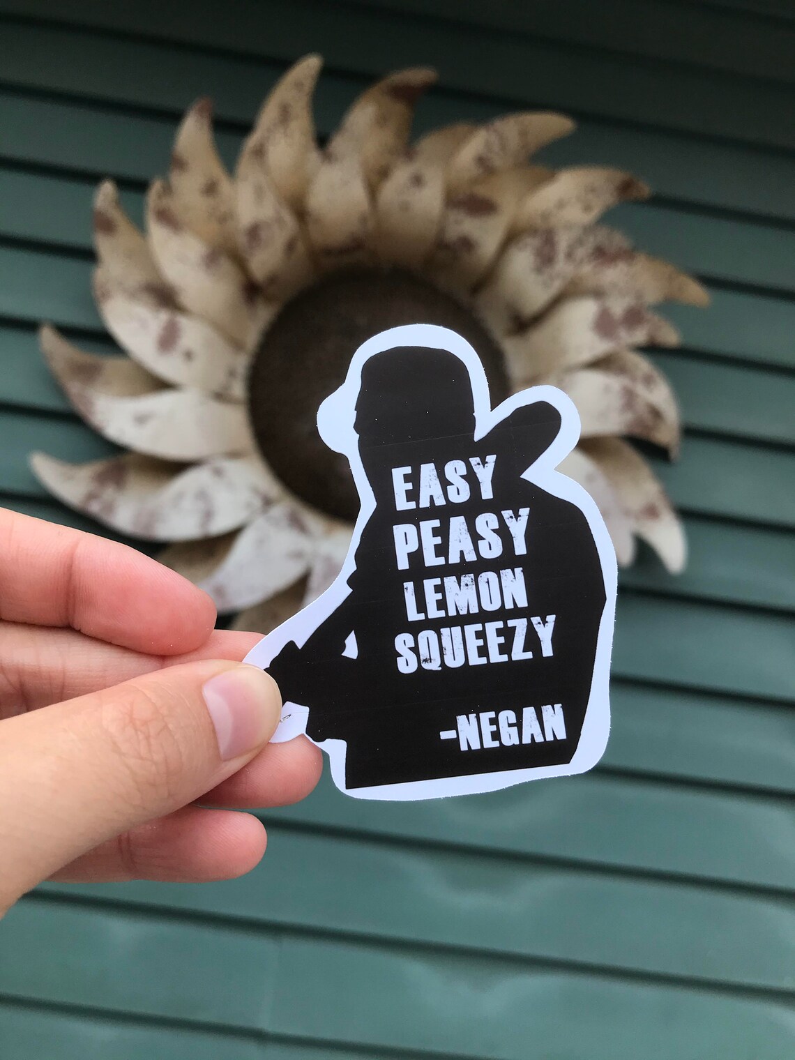 Negan Quotes Negan Stickers The Walking Dead The Walking | Etsy