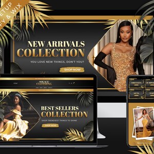 Customize Your Online Store With a Gold and Black Shopify Theme and ...