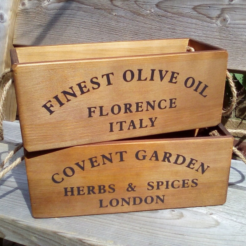 Vintage Oil Crates - Etsy UK