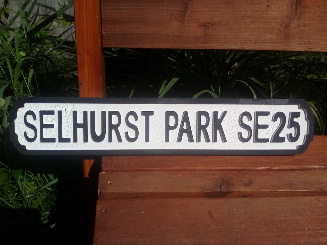Fab selhurst PARK SE25 Retro Style Football Sign. Makes a Great Gift ...